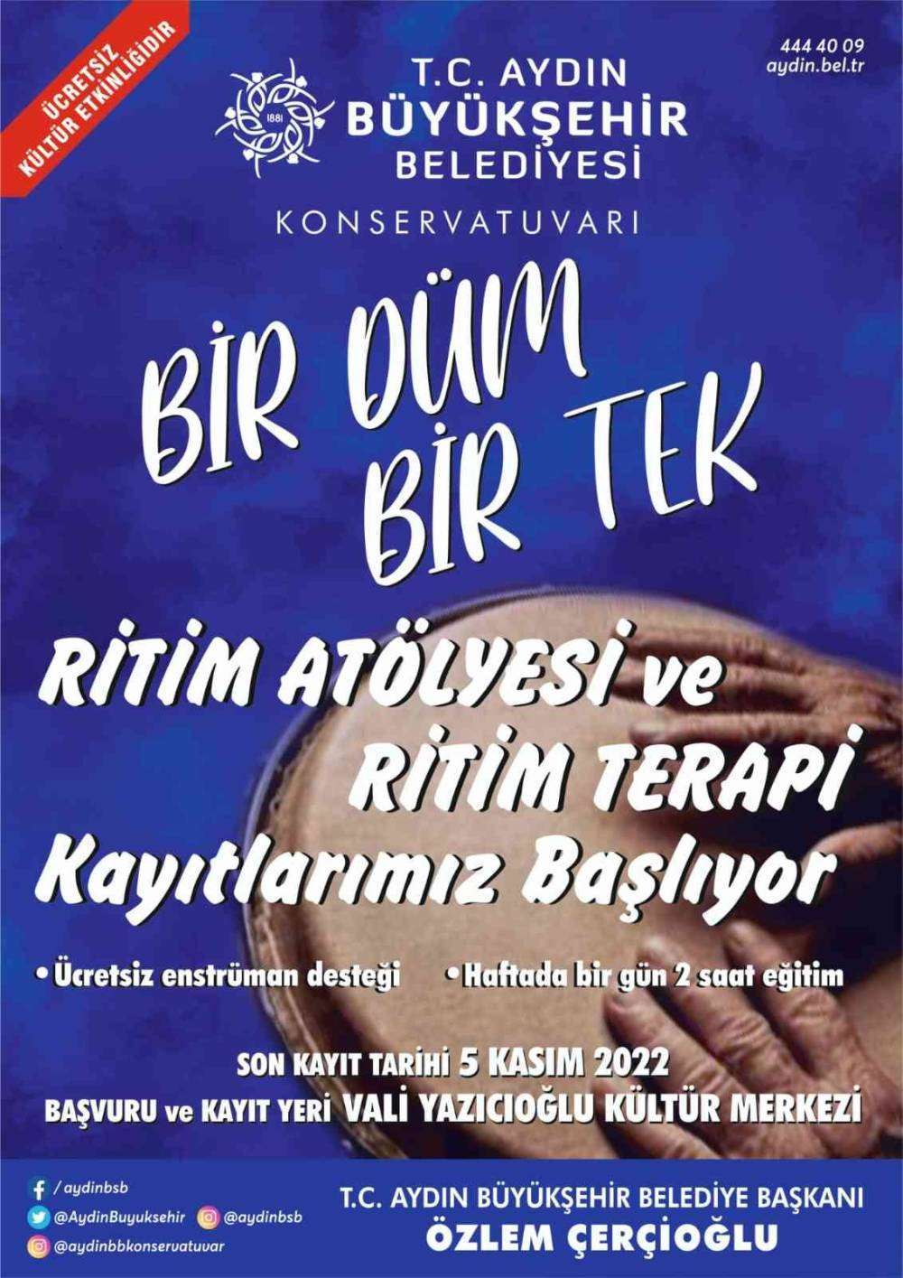Aydın Büyükşehir Belediyesi Konservatuvarı birçok atölye çalışmasıyla ... Aydın Büyükşehir Belediyesi Konservatuvarı birçok atölye çalışmasıyla ...